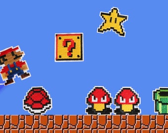 Super Mario Iron On - Etsy