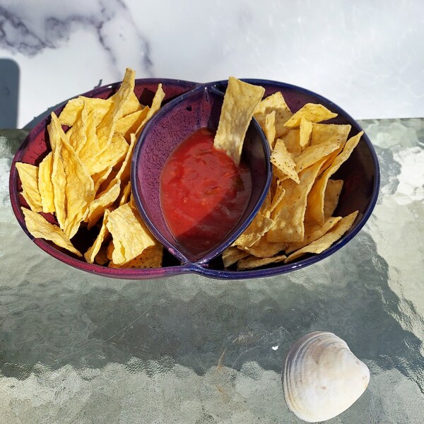 Salsa and Chip Bowl - Etsy