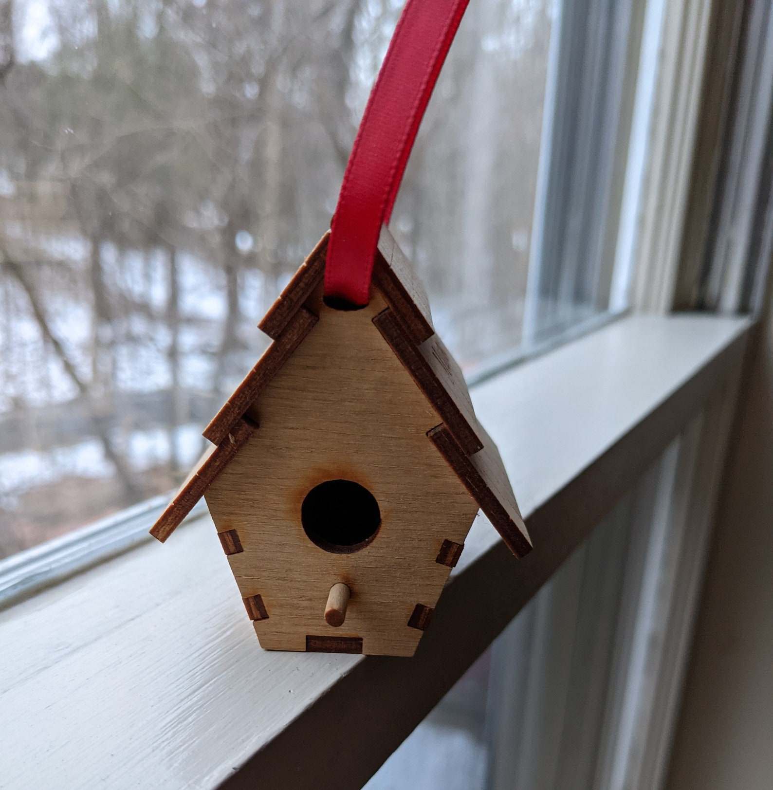 Birdhouse Ornament: Hand Assembled With Custom Engraving - Etsy