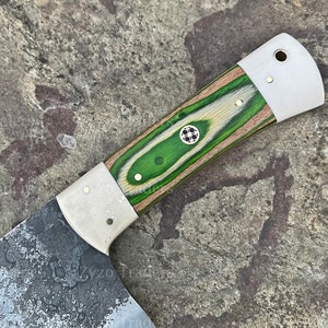 Handmade Personalized CHEF CLEAVER Knife for Meat Chopping Kitchen BBQ ...