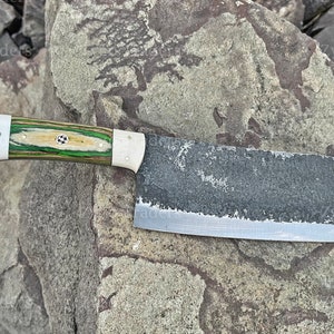 Handmade Personalized CHEF CLEAVER Knife for Meat Chopping Kitchen BBQ ...