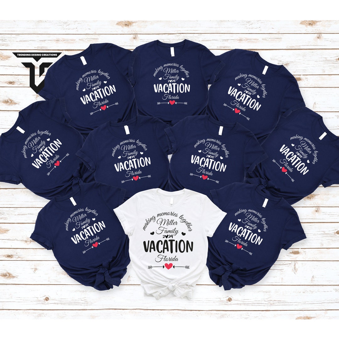 Custom Summer Shirt,custom Family Vacation Shirts,family Vacation ...