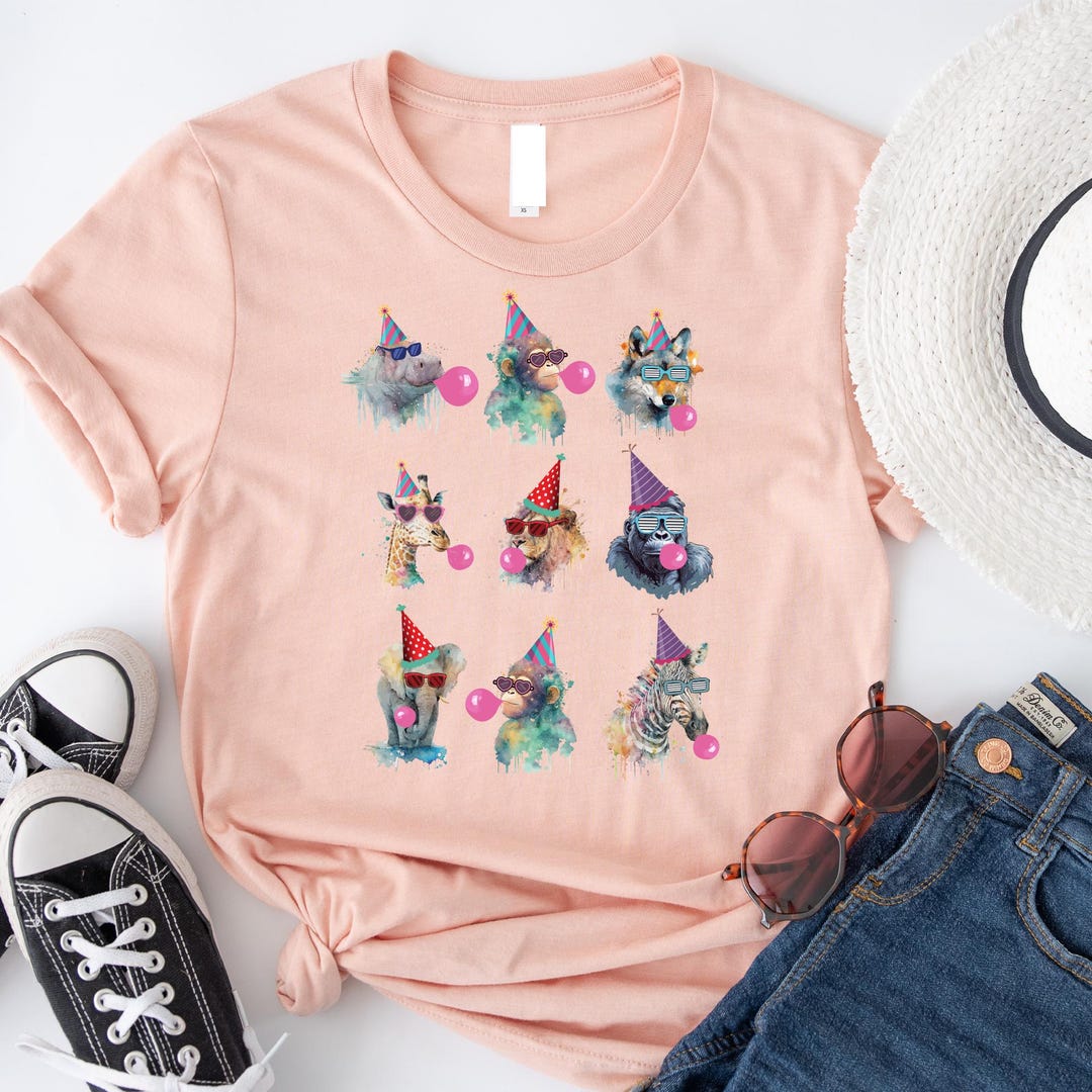 Party Animal Birthday Shirt, Animal Theme Party Shirt, Party Animal ...
