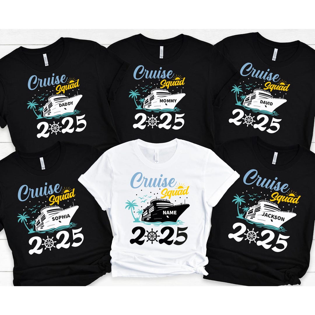 Custom Cruise Squad 2025 Shirt, Cruise Squad Shirt, Custom Cruise Crew ...