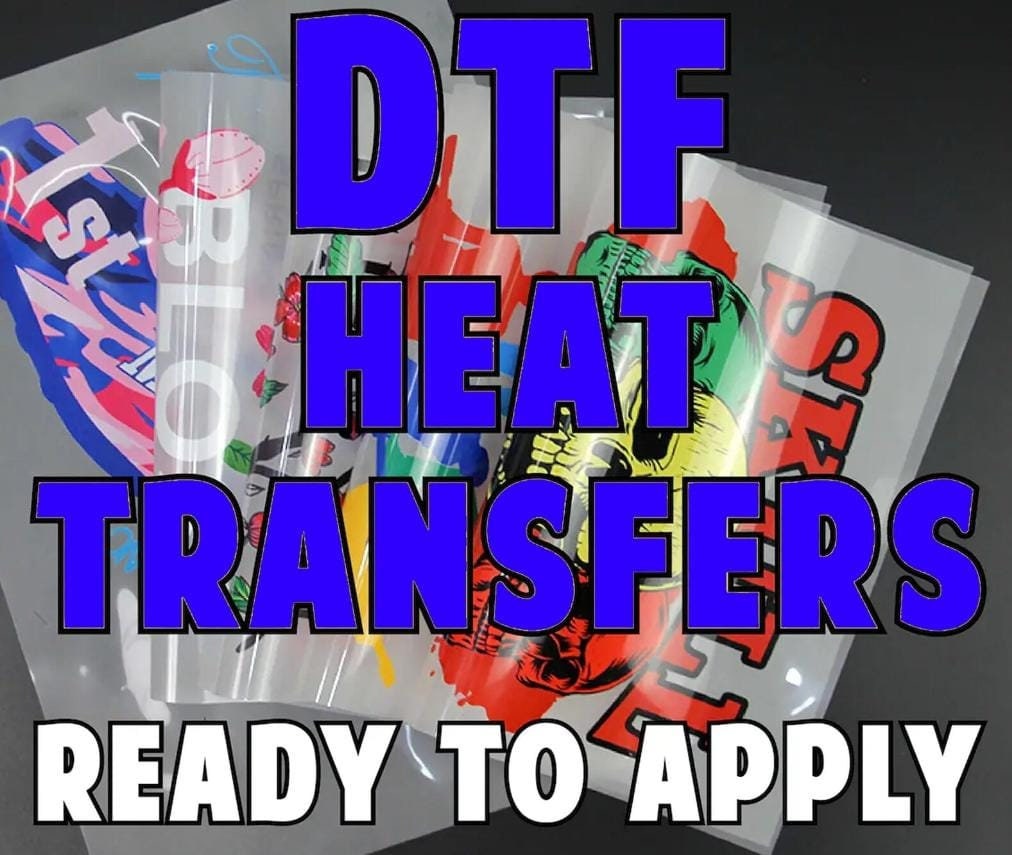DTF Transfer, Full Color Custom DTF Print, High Quality, Ready to Press ...