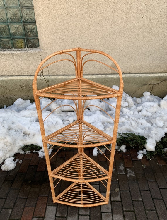 Rieten hoekplank rotan planken rieten etagere rieten meubels rieten plank rieten boekenplank rotan plank rieten Etsy Belgie