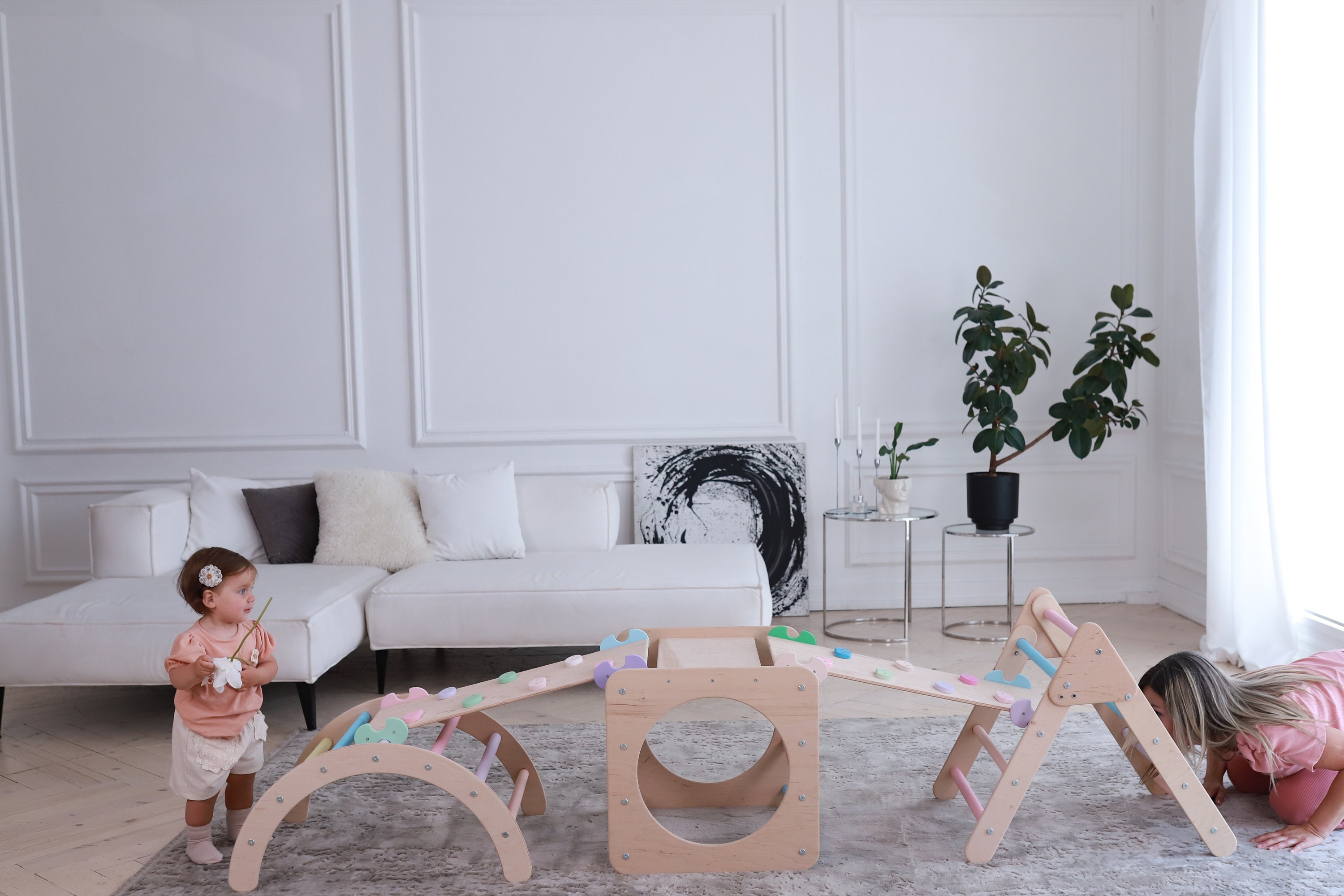 Montessori Arch Ramp Kids Ladder Arch Climber Waldorf - Etsy