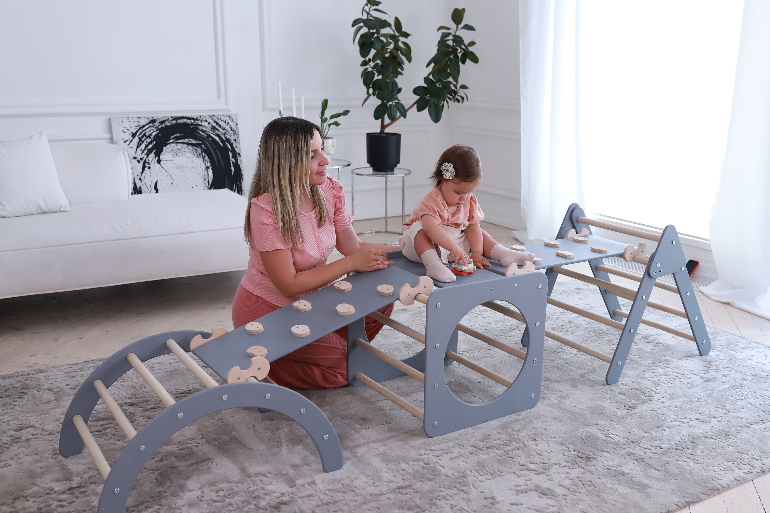 Climbing Toddler, Arch Rocker, Pickler Triangle Set, Toddler Climbing ...