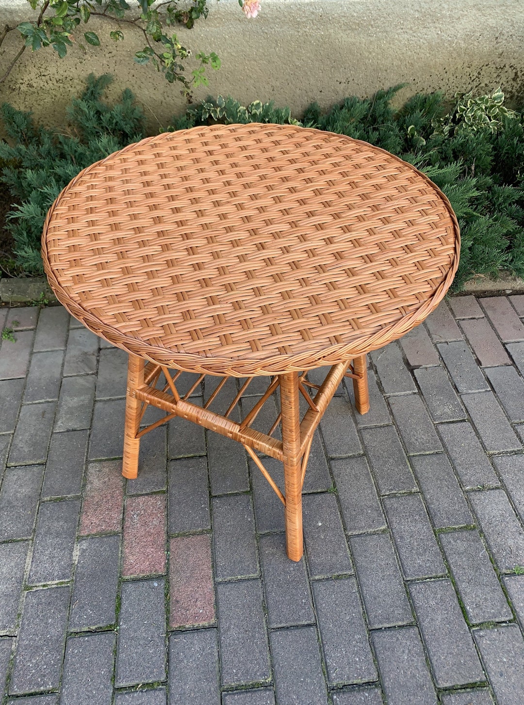 Garden Table, Rattan Table, Wicker Patio Table, Wicker Furniture ...