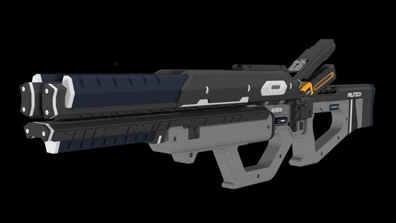 Militech Achilles M-179E Rifle STL Files - Etsy Polska