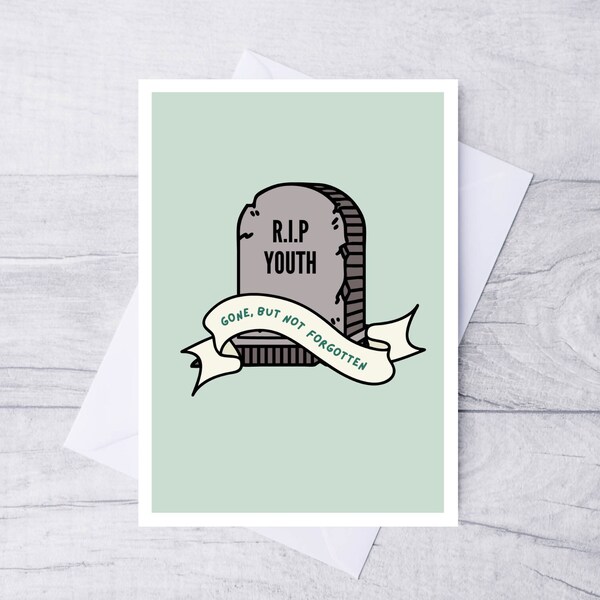Rip Youth Birthday Card - Etsy