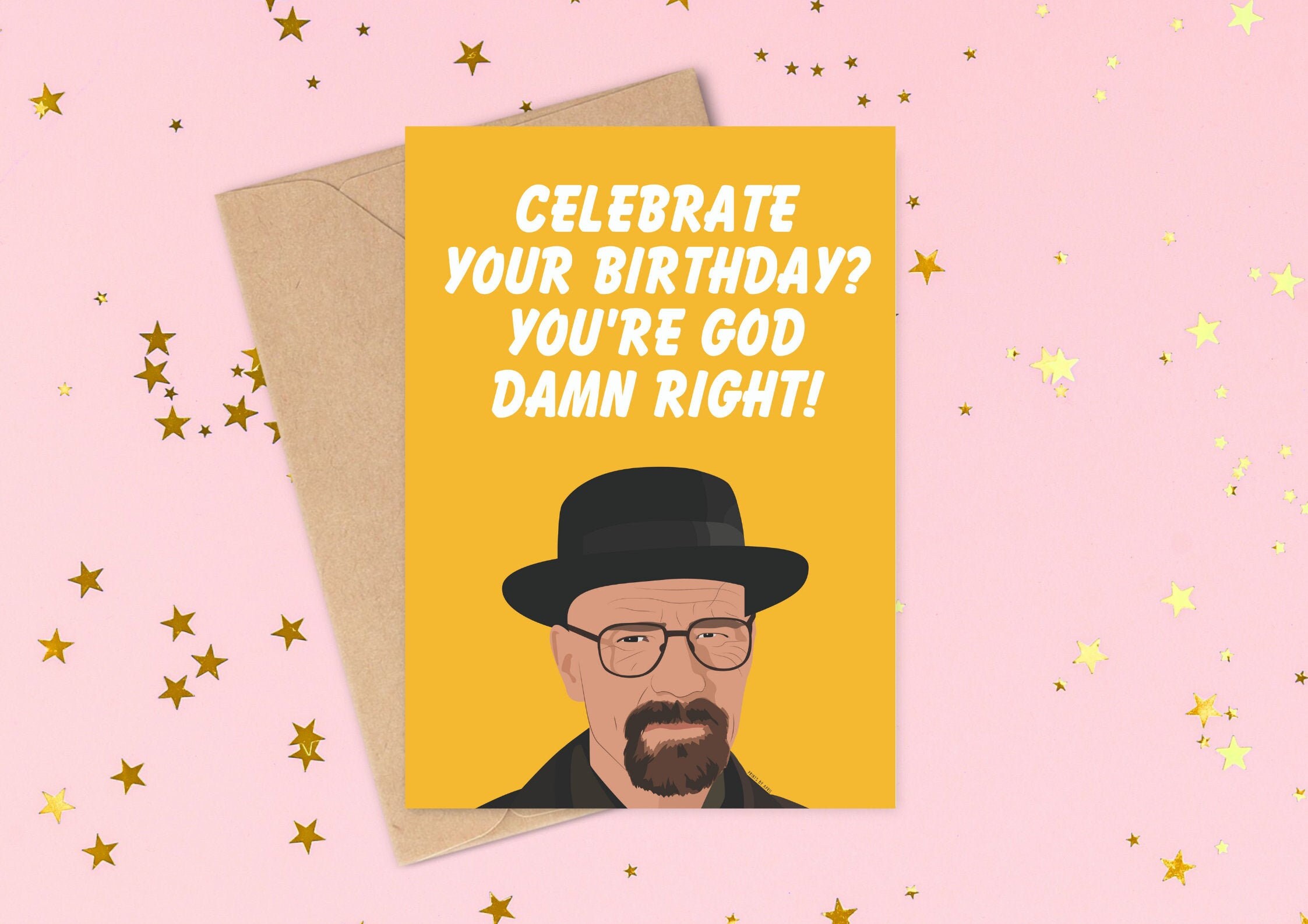 Breaking Bad Birthday Card Funny Birthday Card Walter Etsy UK breaking-bad-birthday-card-funny-birthday-card-walter-etsy-uk