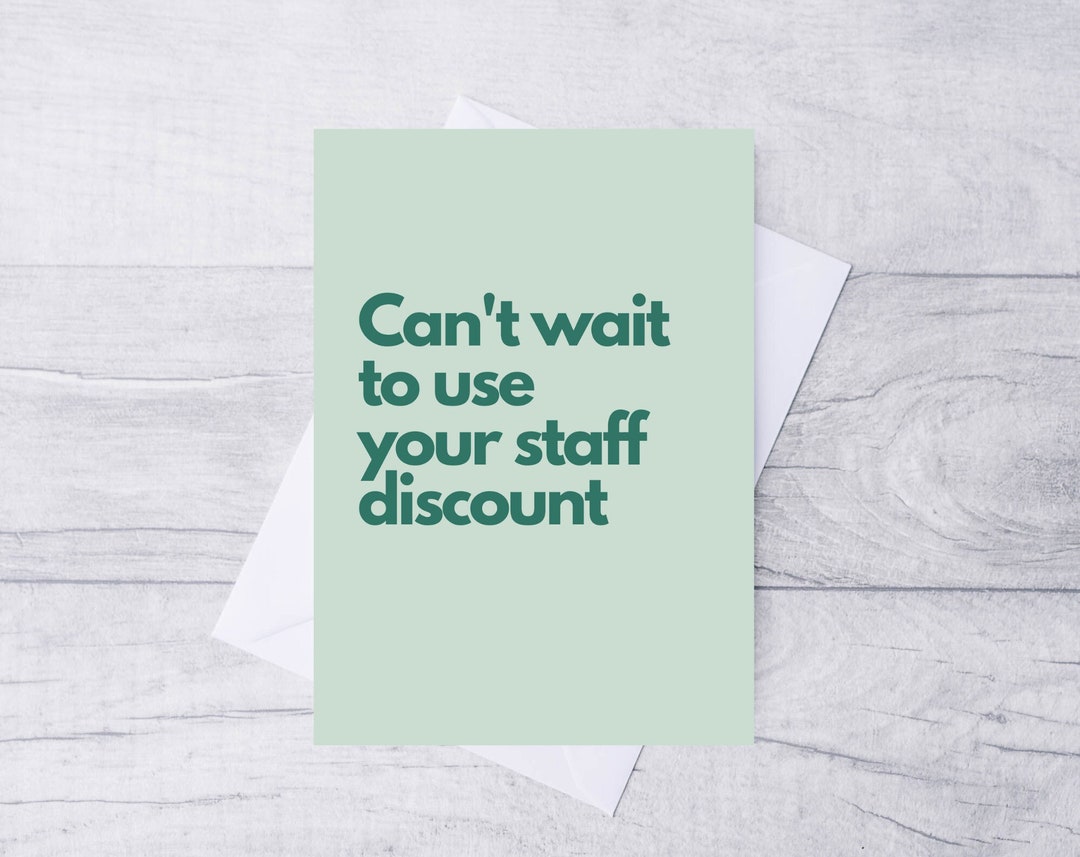 Funny New Job Card / Congratulations Card / New Job / ECO Friendly ...