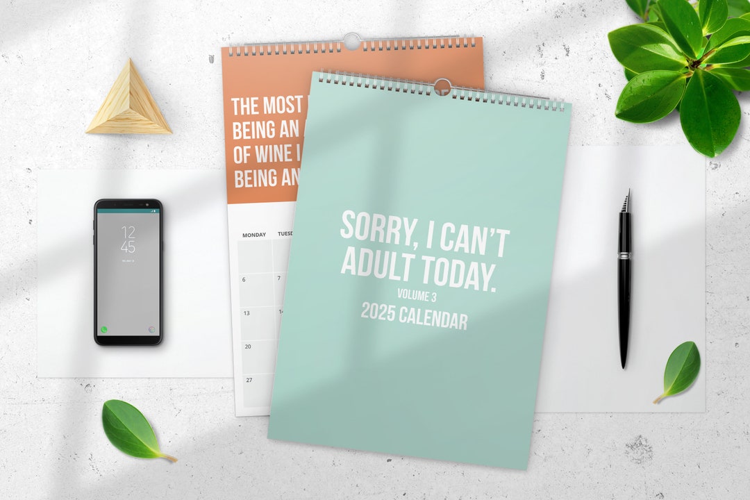 Funny 2025 Calendar Vol 3 / 2025 Calendar / A4 Calendar / Wall Calendar ...