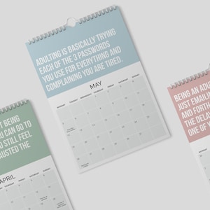 Funny 2025 Calendar Vol 3 / 2025 Calendar / A4 Calendar / Wall Calendar ...