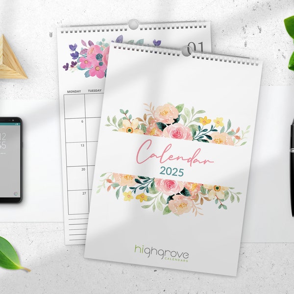 Flower Calendar - Etsy