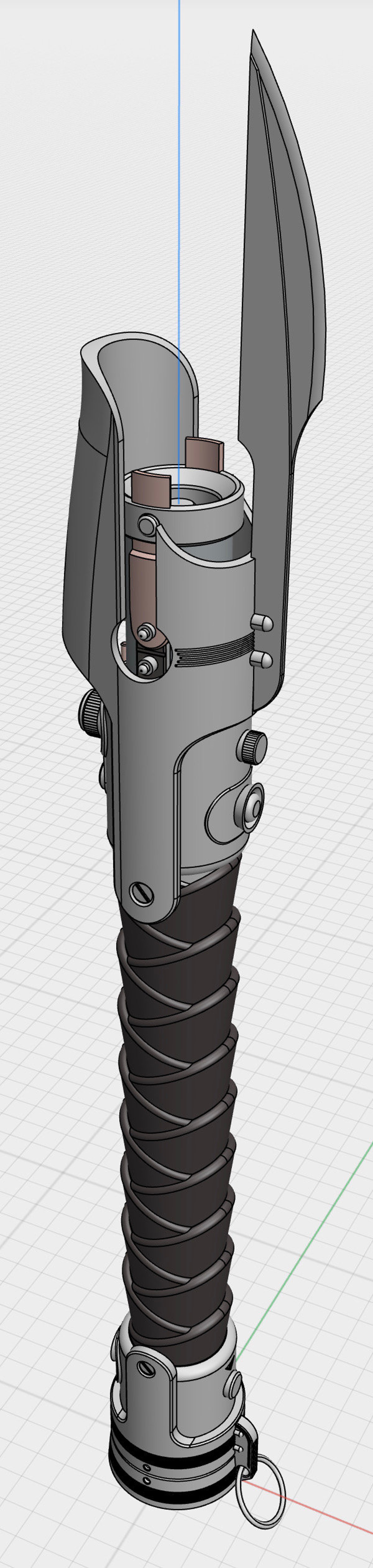 Tulak Hord Lightsaber 3D Print File - Etsy