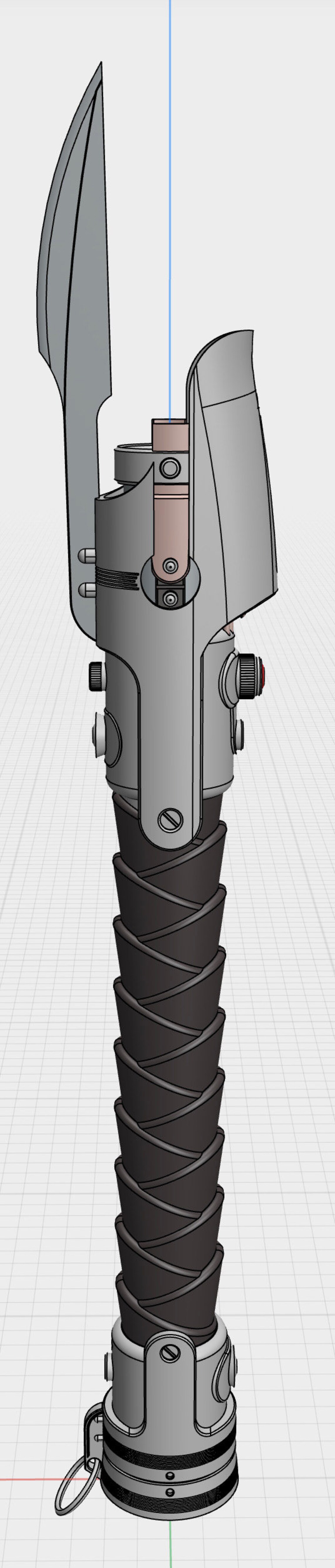 Tulak Hord Lightsaber 3D Print File - Etsy