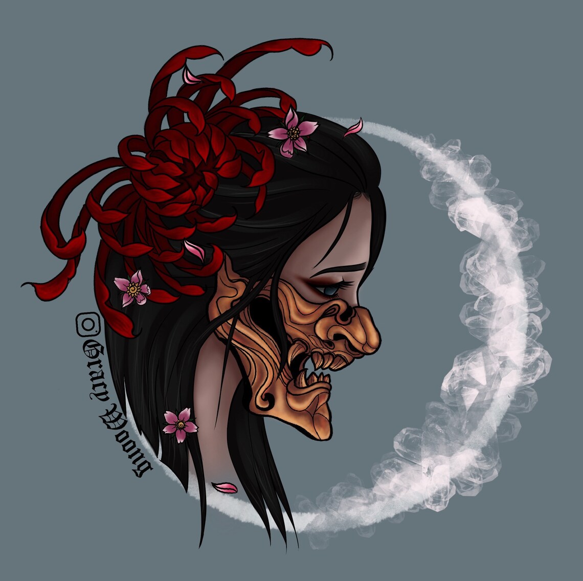 Masked Geisha - Etsy