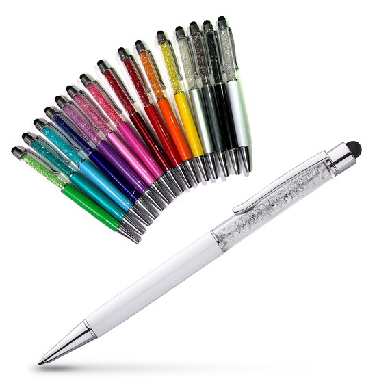 Crystal Diamond Ballpoint Pen With Stylus Tip for Touch | Etsy