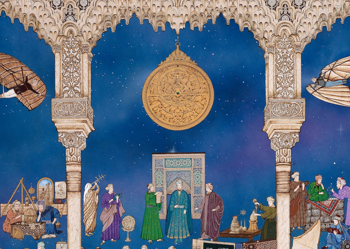 The Golden Era of Islam Islamic Wall Art Islamic Home | Etsy