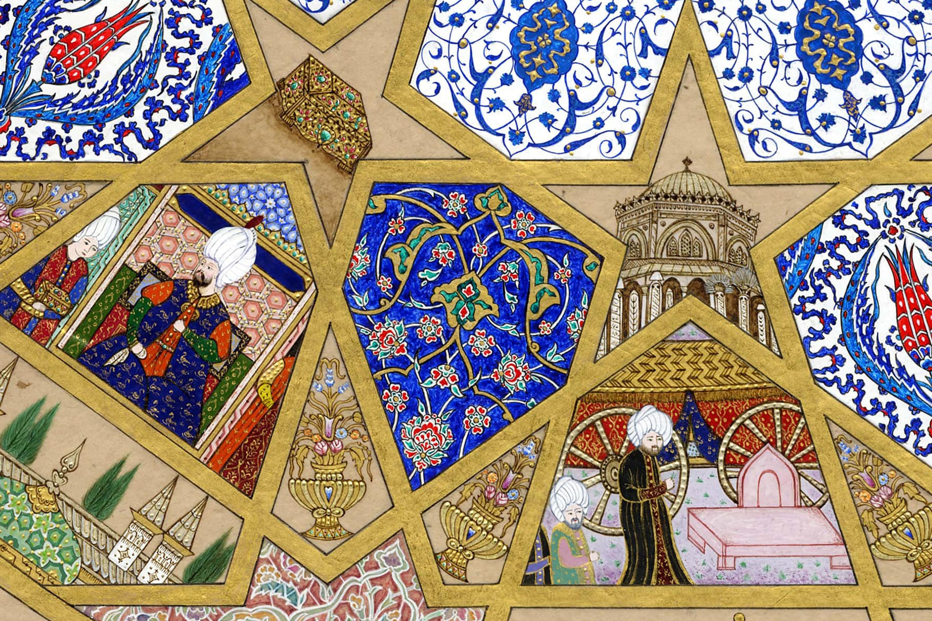 Arte Islámico Miniatura Iluminación Arte Islámico Arte | Etsy