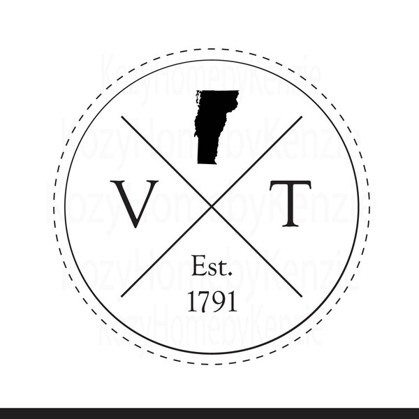 Vermont State Svg - Etsy