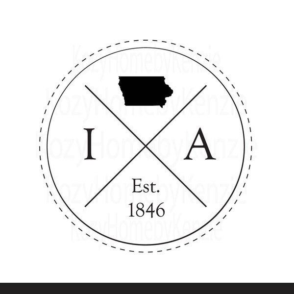 Iowa University Logo Svg - Etsy