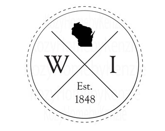 Wisconsin Logo Svg - Etsy