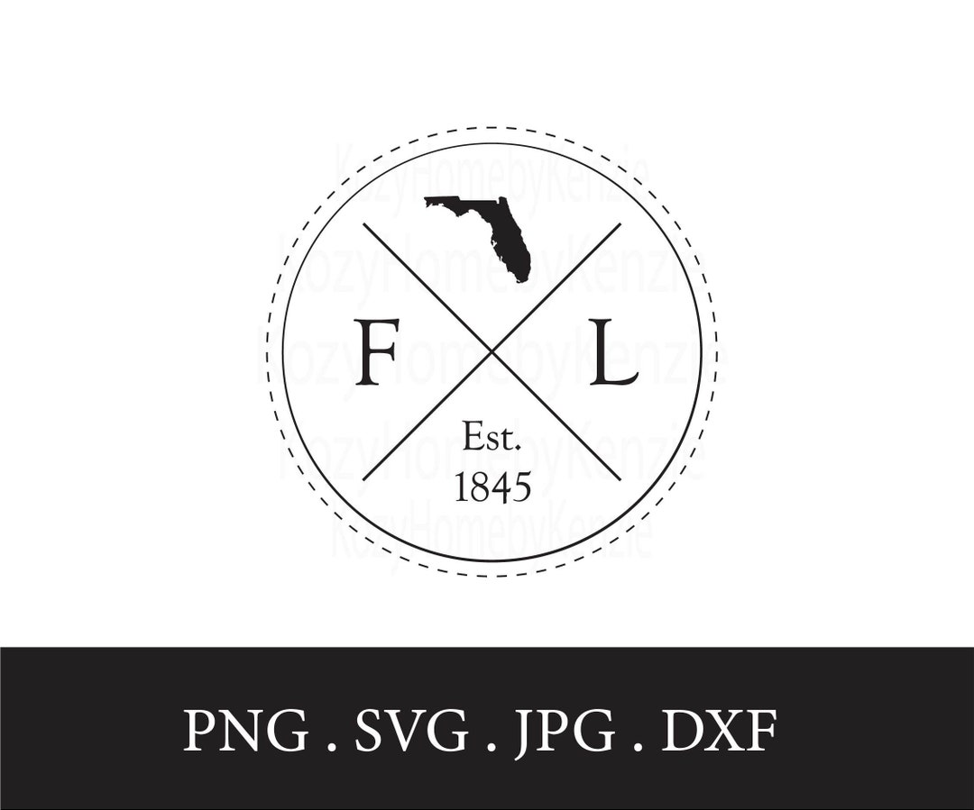 Florida State Logo FL University College SVG PNG Sublimation Round ...