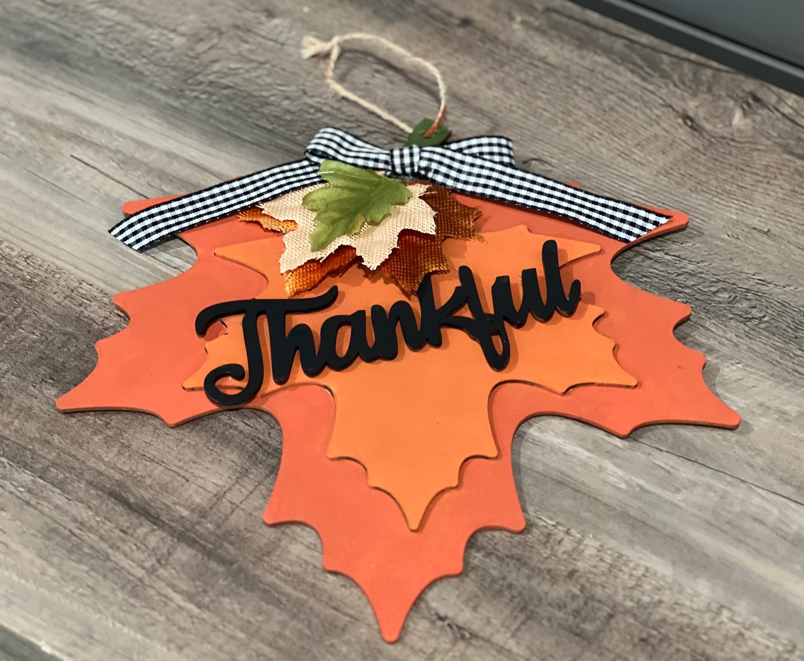 Thankful Fall Sign Wall Decor Door Sign Fall Wood Sign - Etsy