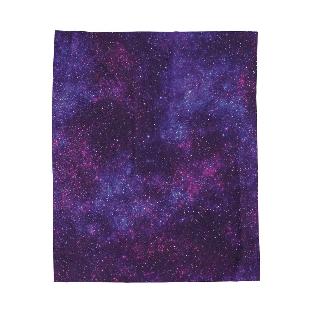 Purple Throw Blanket Zodiac Galaxy Velveteen Plush Blanket Gift - Etsy
