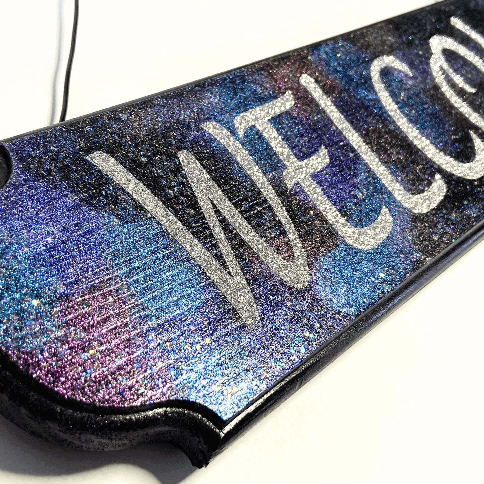 Galaxy Welcome Sign Wood Porch Sign Galactic Inspired Design Front ...