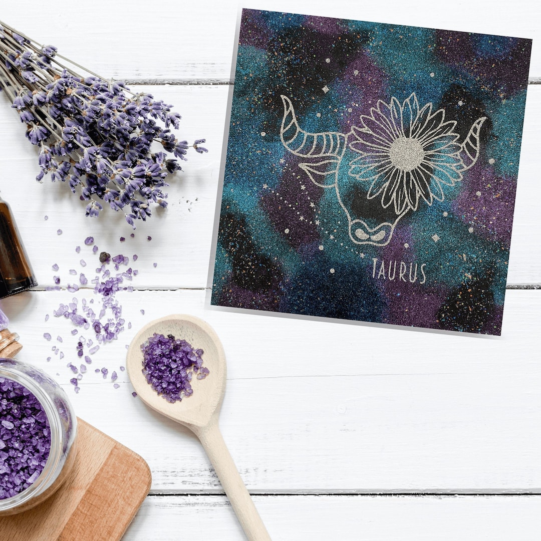 Taurus Zodiac Horoscope Decor Art Constellation Wall Art Taurus ...