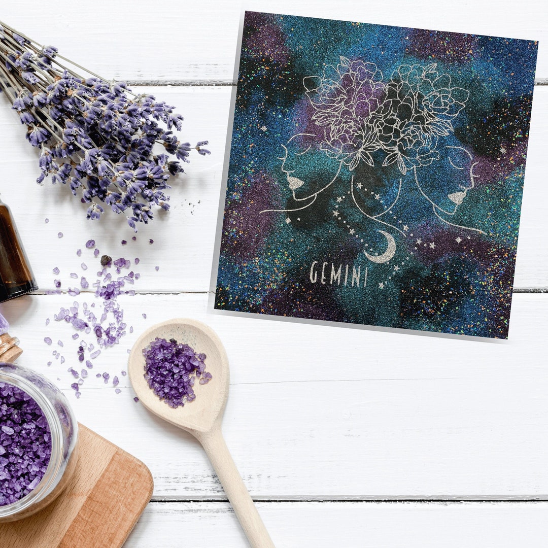 Gemini Zodiac Horoscope Decor Art Constellation Wall Art Gemini ...