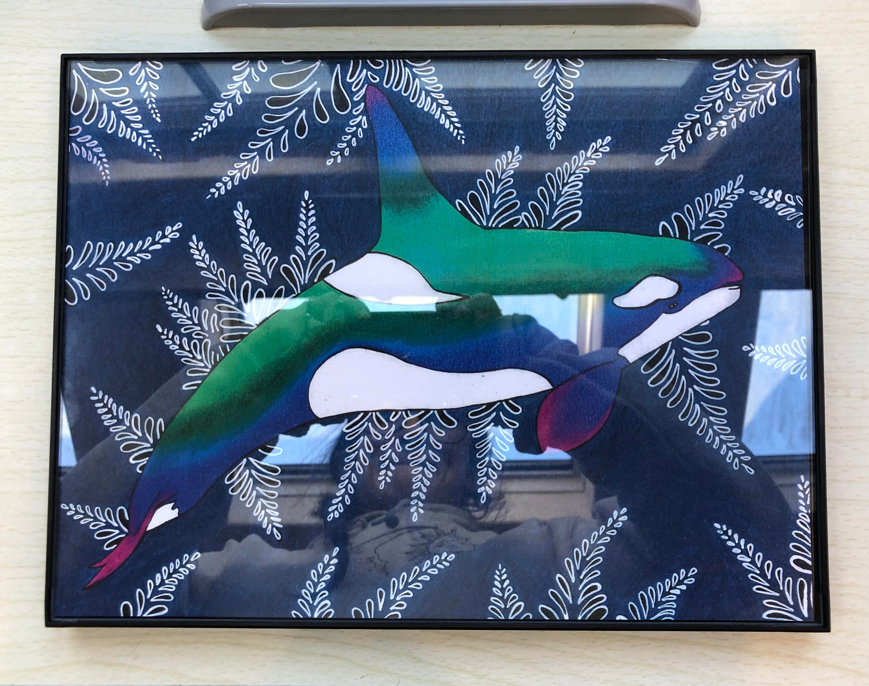 Orca Print - Etsy