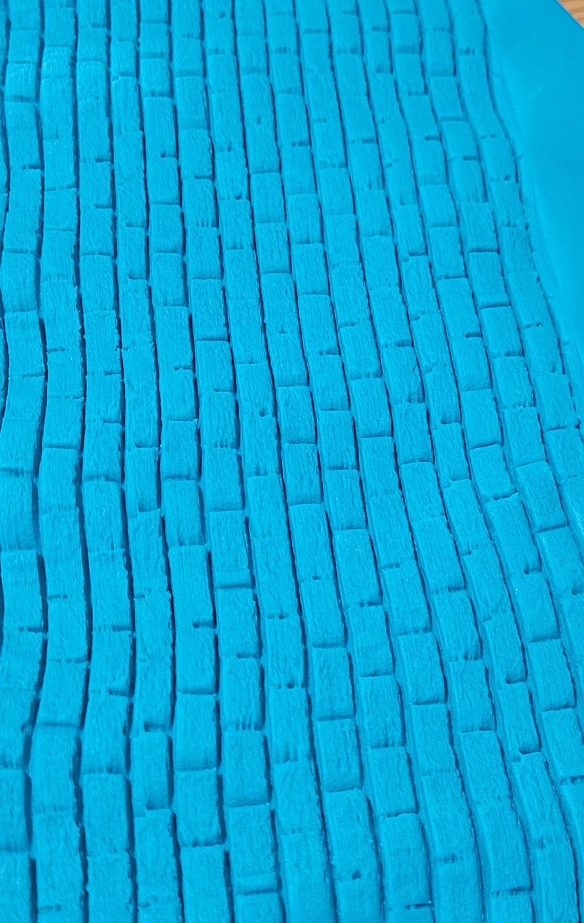 Medium Brick Texture Clay/foam/dough/fondant Icing/embossing Rolling ...