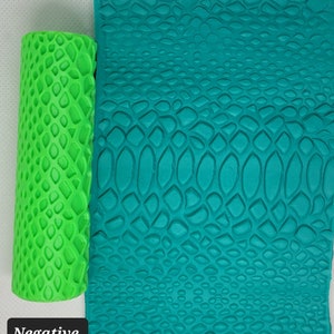 Snake Skin Animal Print Clay/foam/dough/fondant Icing/embossing Rolling ...