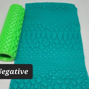 Snake Skin Animal Print Clay/foam/dough/fondant Icing/embossing Rolling ...