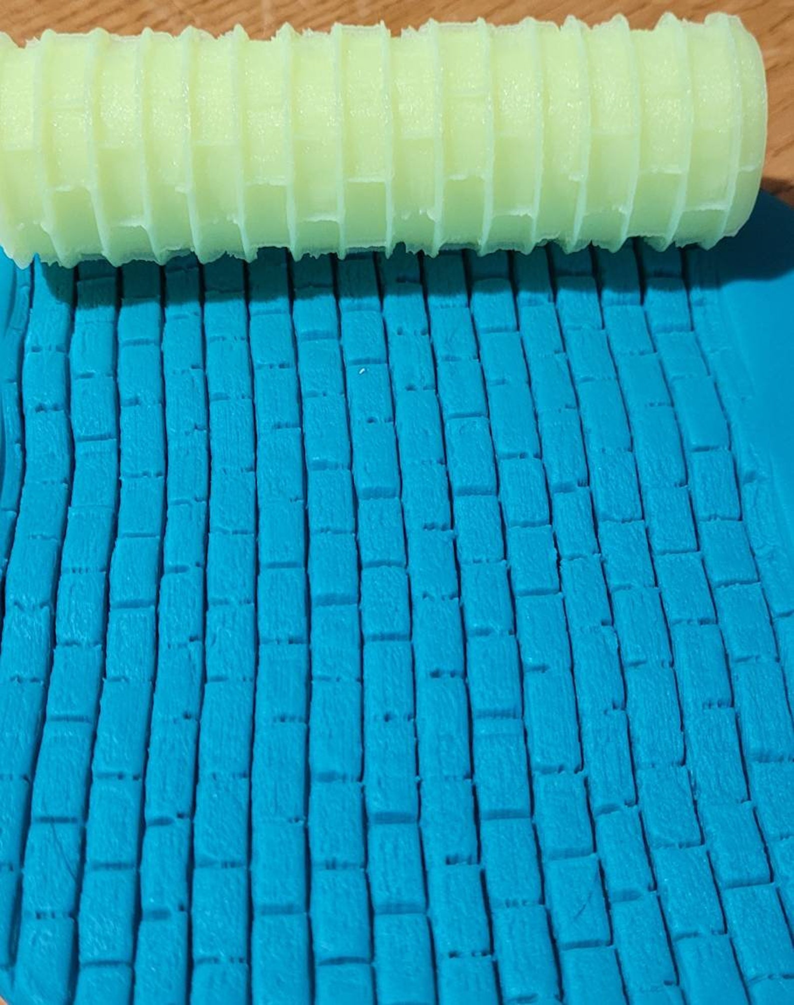 Medium Brick Texture Clay/foam/dough/fondant Icing/embossing Rolling ...