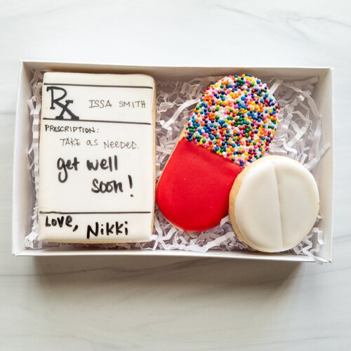 Get Well Sugar Cookies/ Surgery Gift / Knee Surgery Sugar - Etsy