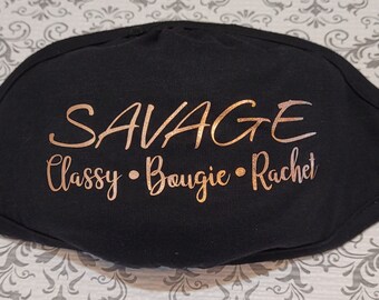 Savage Face Mask - Etsy