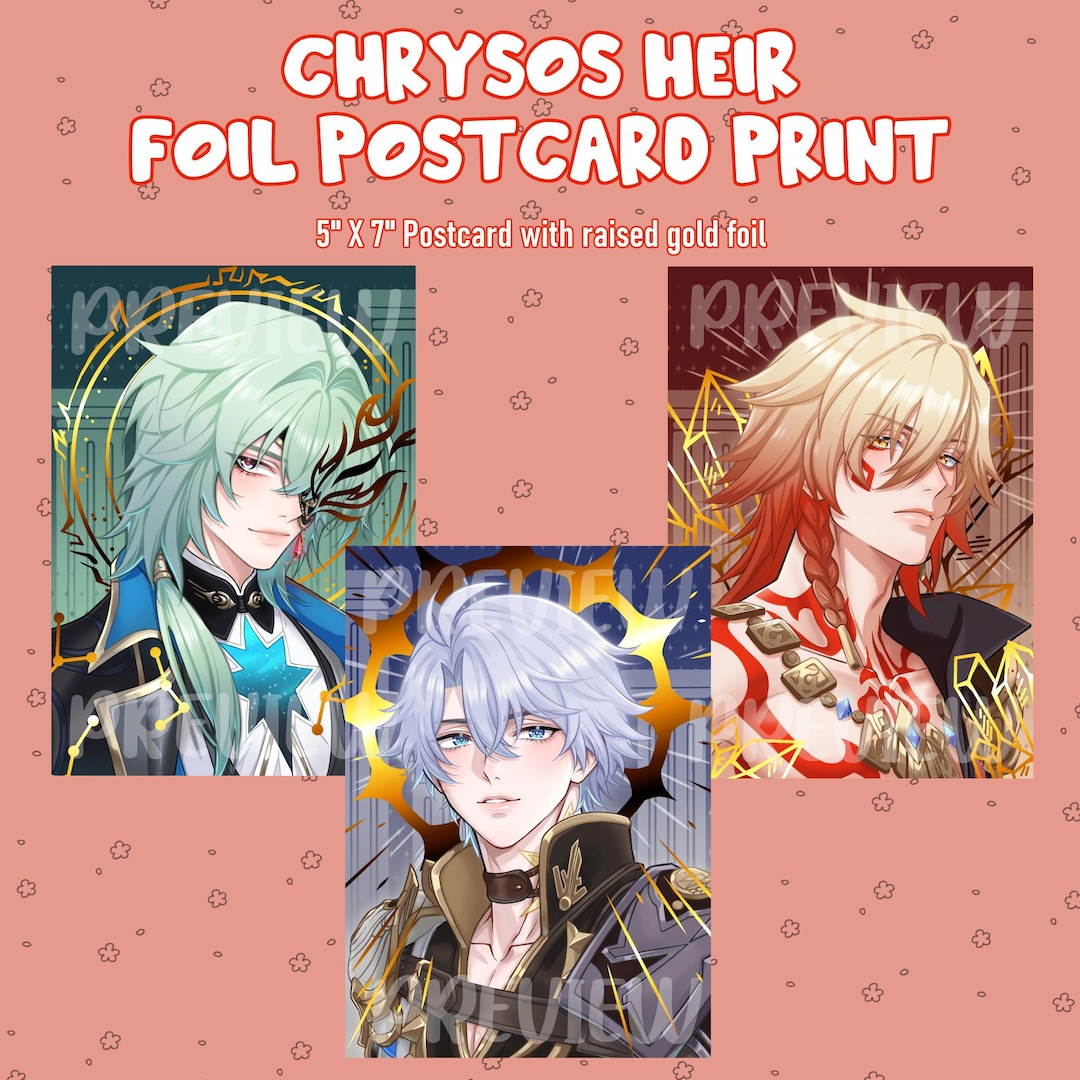 Chrysos Heir Foil Prints - Etsy