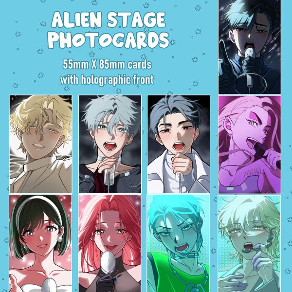 Alien Stage Photocard - Etsy