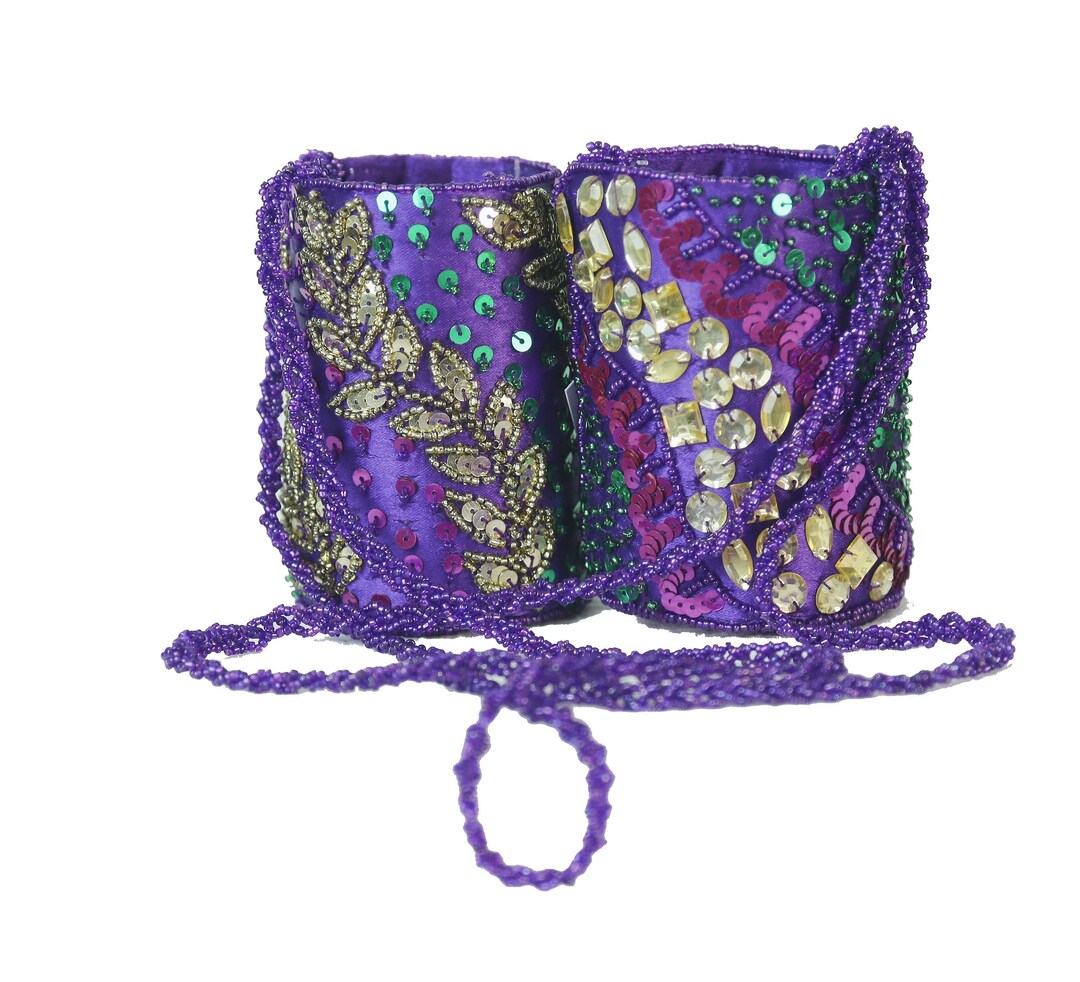 Sequined and Beaded Can Holder One Piece Only - Etsy Österreich