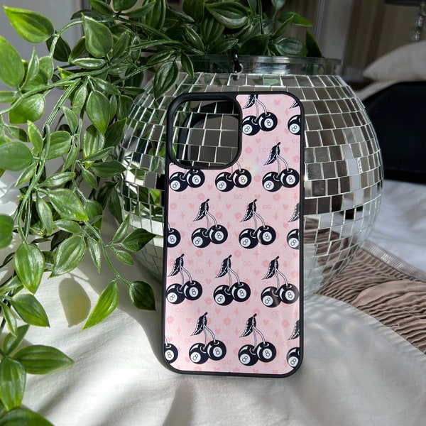 Cherry Eight Ball Iphone Case - Etsy