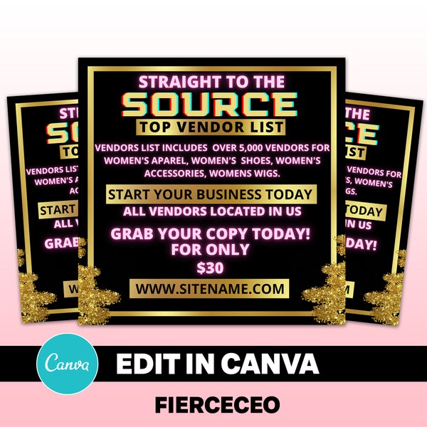 Wholesale Vendor List - Etsy