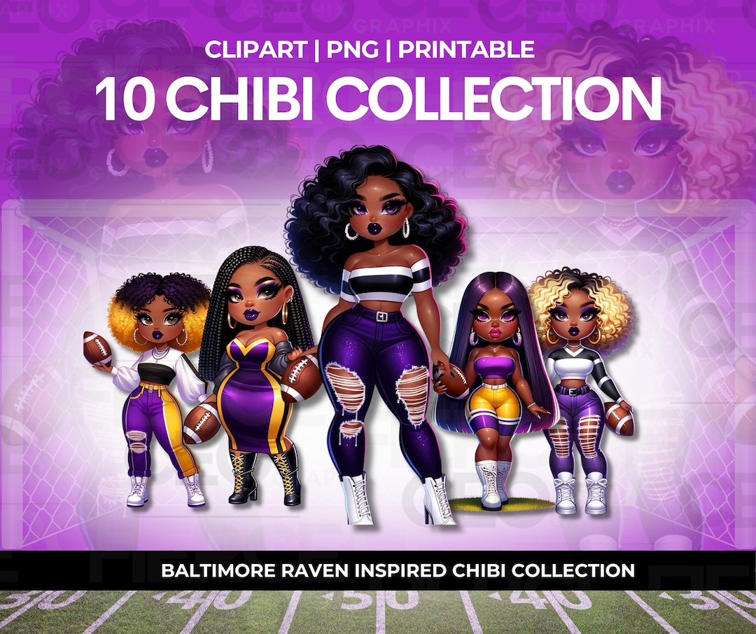 Baltimore Ravens, Chibi Dolls, Super Bowl - Etsy