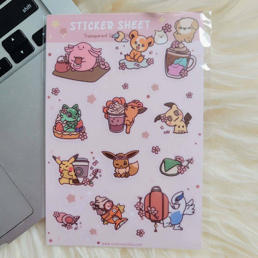 Sakura Sticker Sheet Cherry Bossom Stickers Japanese Anime Cute Anime ...
