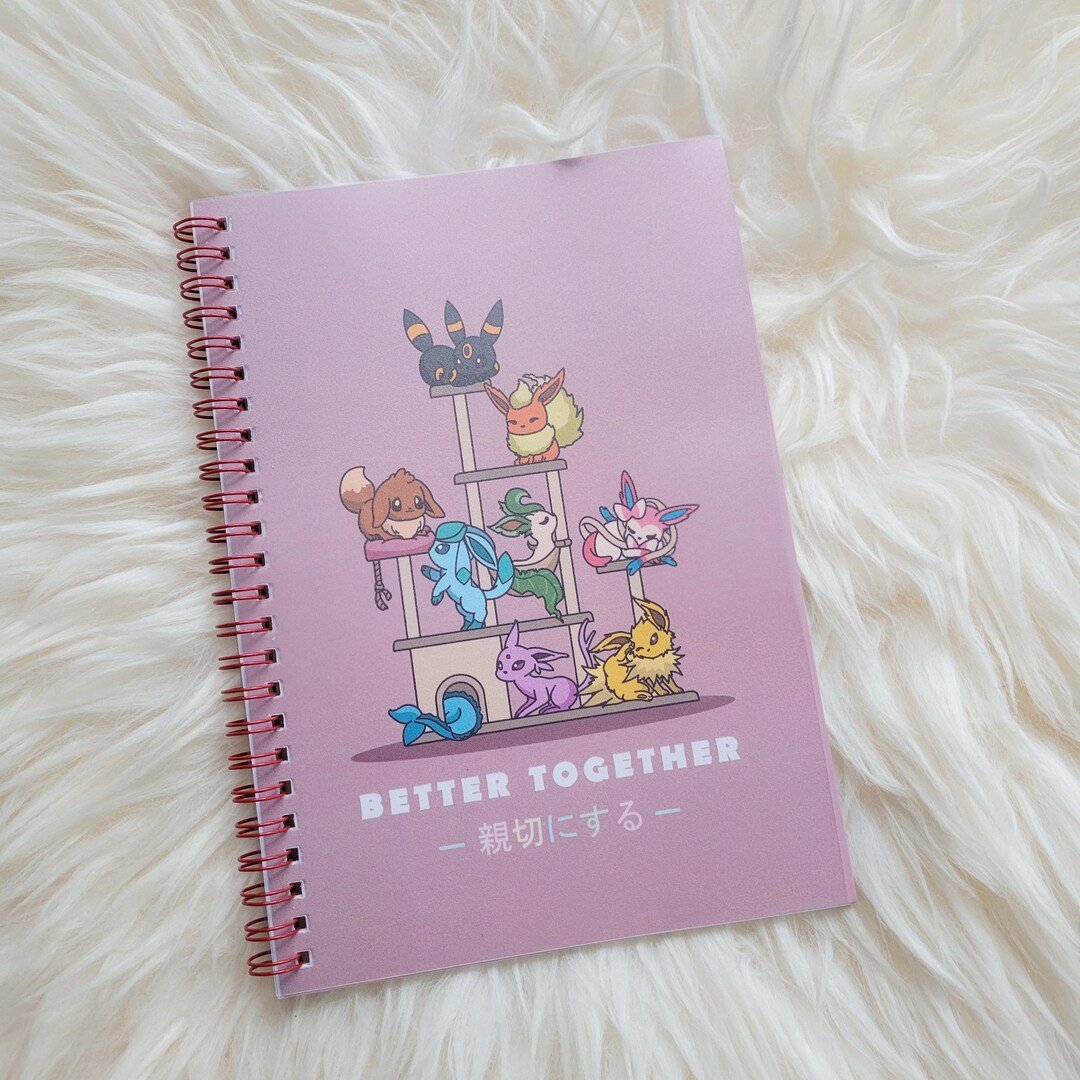 Reusable Sticker Books Cute Sticker Book Evee Anime Sticker Books 5x7 ...